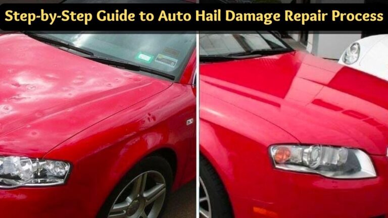 Auto Hail Damage Repair Process: A Step-by-Step Guide