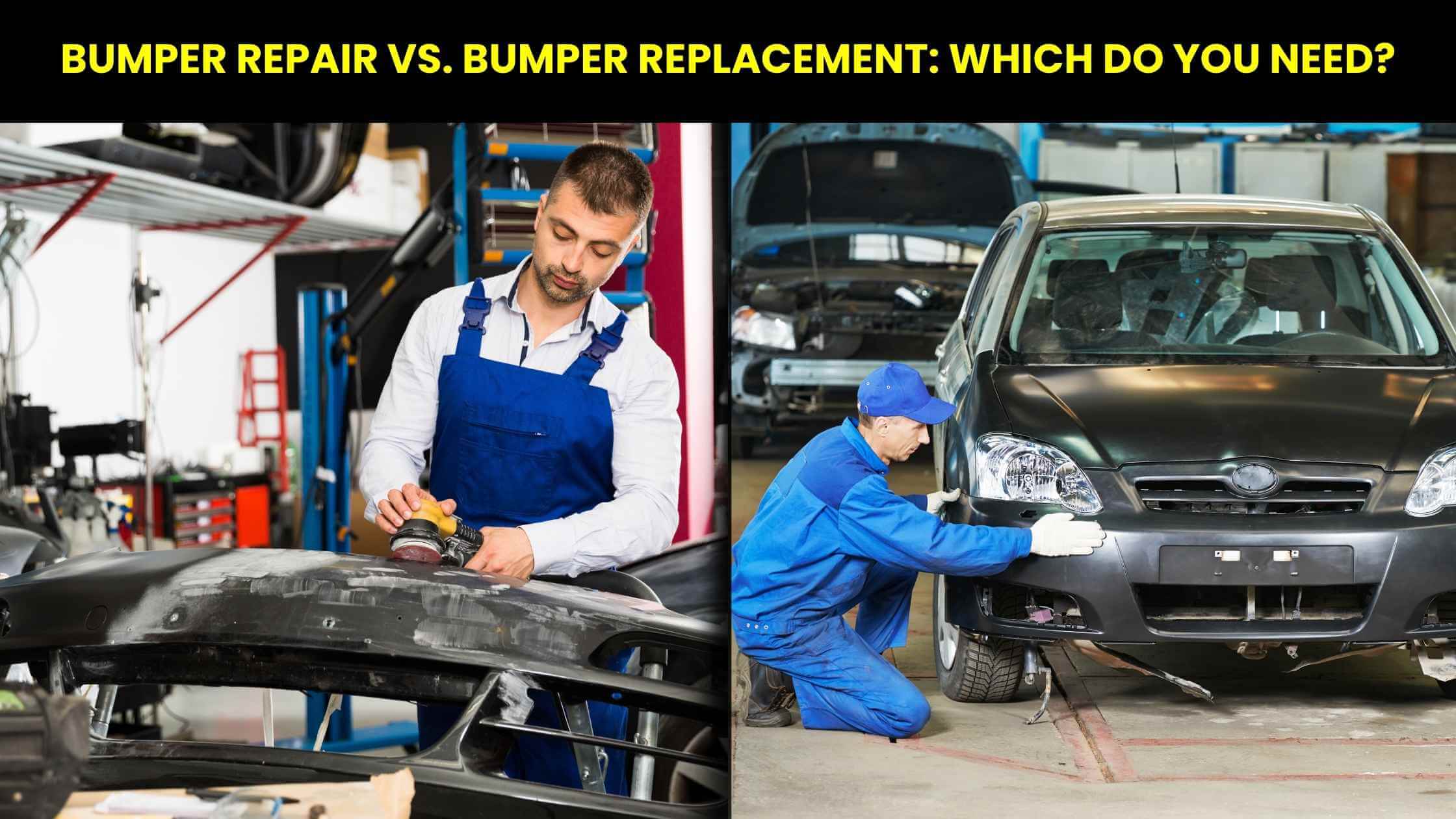 Bumper Repair vs. Bumper Replacement: Which Do You Need? - Dentwerks Pro
